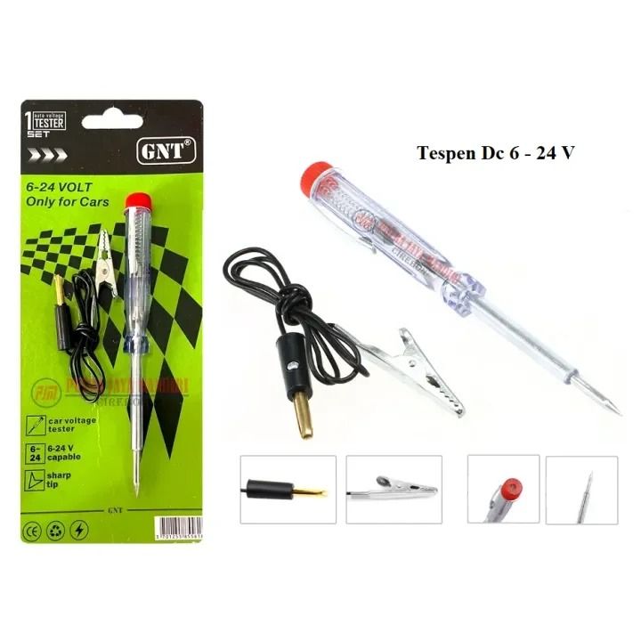 Taspen tespen DC 6-24V alat bantu cek kelistrikan bengkel motor dan ...