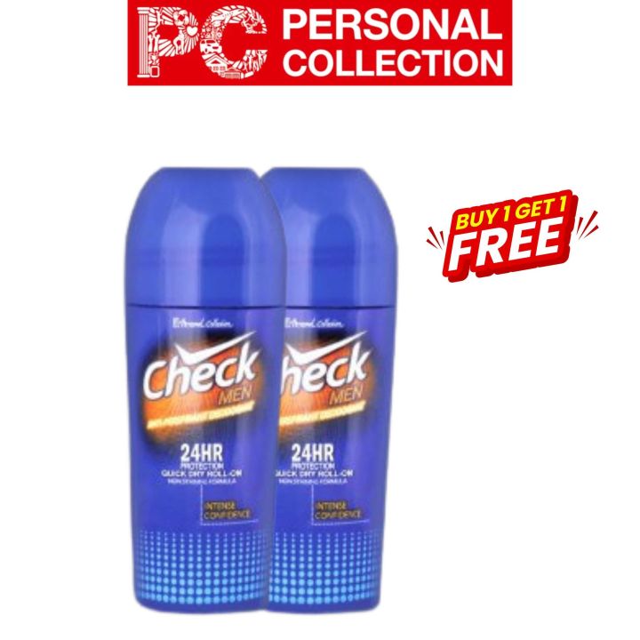 PERSONAL COLLECTION Check Men Deodorant Anti Perspirant 24Hrs ...