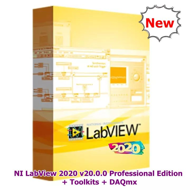 NI LabView 2020 v20.0.0 Professional Edition + Toolkits + DAQmx ตัวถาวร โปรแกรมสำหรับพัฒนา ...