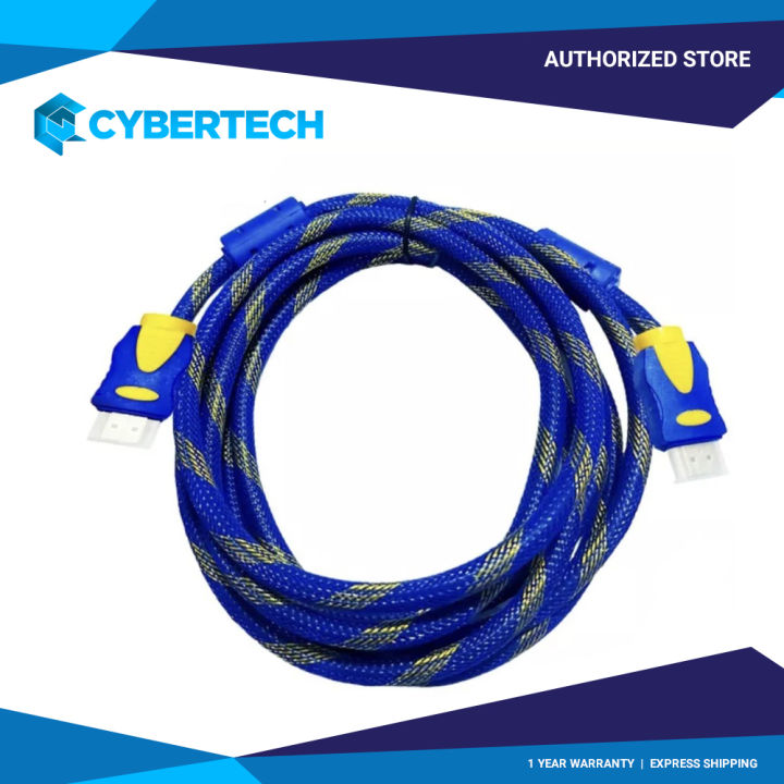 AD-LINK PURE COPPER BLUE MESH HDMI CABLE COPPER&STEEL (V1.4 ) | Lazada PH