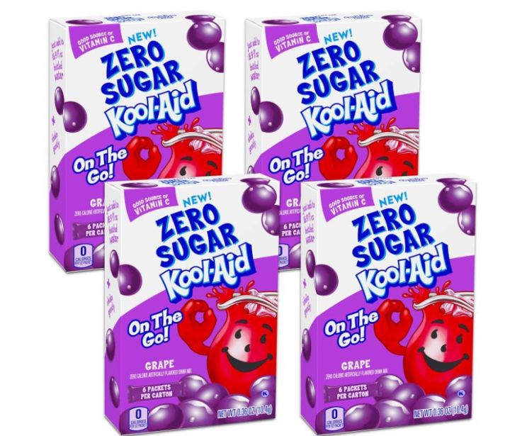 Kool-Aid Sugar Free Low Calorie Drink Mix easy open packets Gluten Free ...