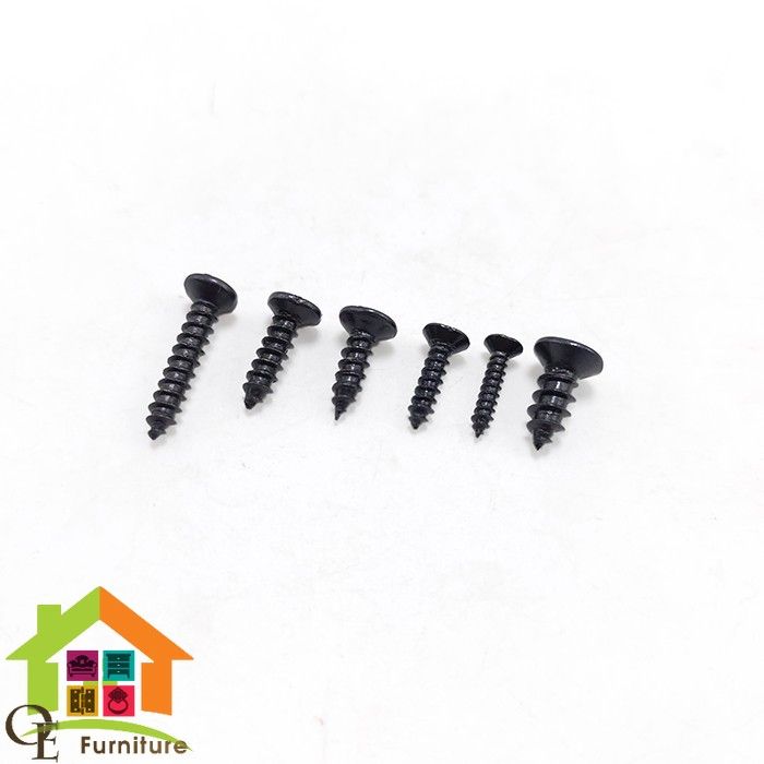 Skrup Baut Kepala Flat 4,5,6 dan 8 mm Panjang 10-16 mm Sekrup Kepala ...