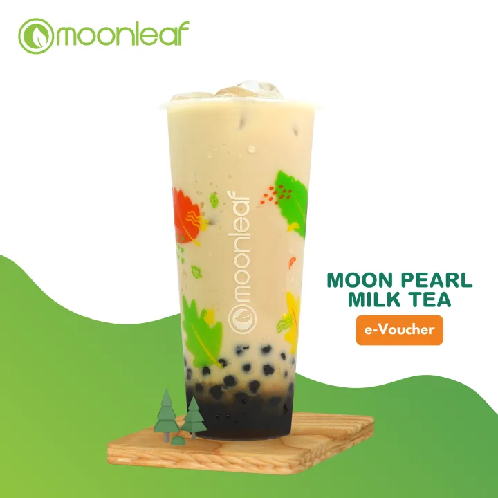 MOONLEAF Moon Pearl Milk Tea (e-Voucher) | Lazada PH