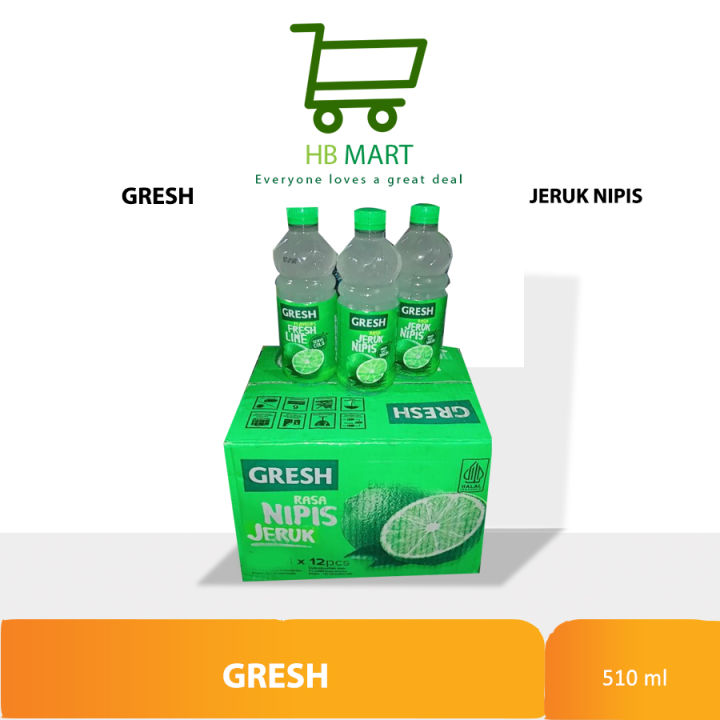 GRESH MINUMAN RASA JERUK NIPIS 510ML | Lazada Indonesia