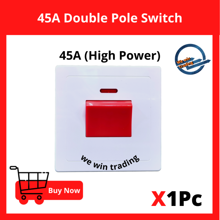 Double Pole 45A Water Heater Switch Air Cond Switch Kitchen Switch high ...