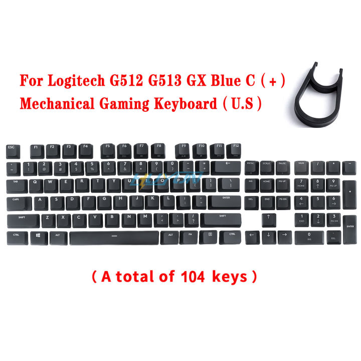 NEW Replacement keycaps for Logitech G512 CARBON GX Blue Cherry ...