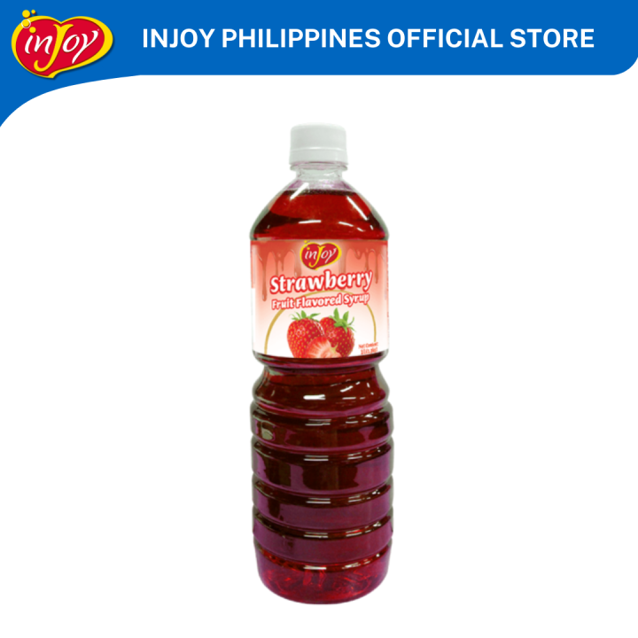 inJoy Strawberry Fruit Flavored Syrup 1L | Lazada PH