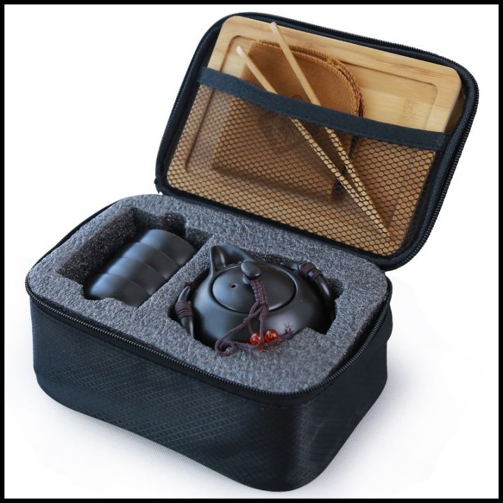 Ceramic Teapot Kettle Gaiwan Chinese Travel Ceramic Tea Cup For Puer ...