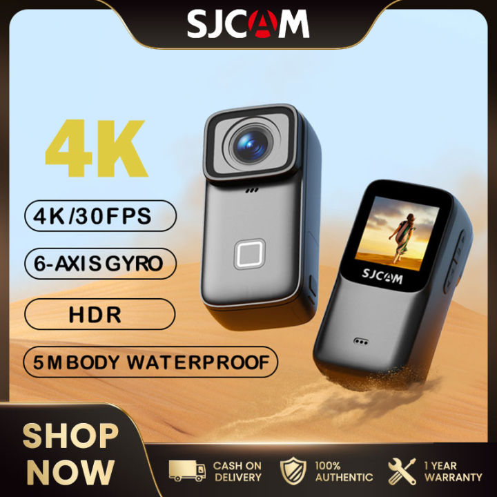 SJCAM C200 Pro Pocket 4K HD Action Camera WiFi Touch Screen Anti Shake ...