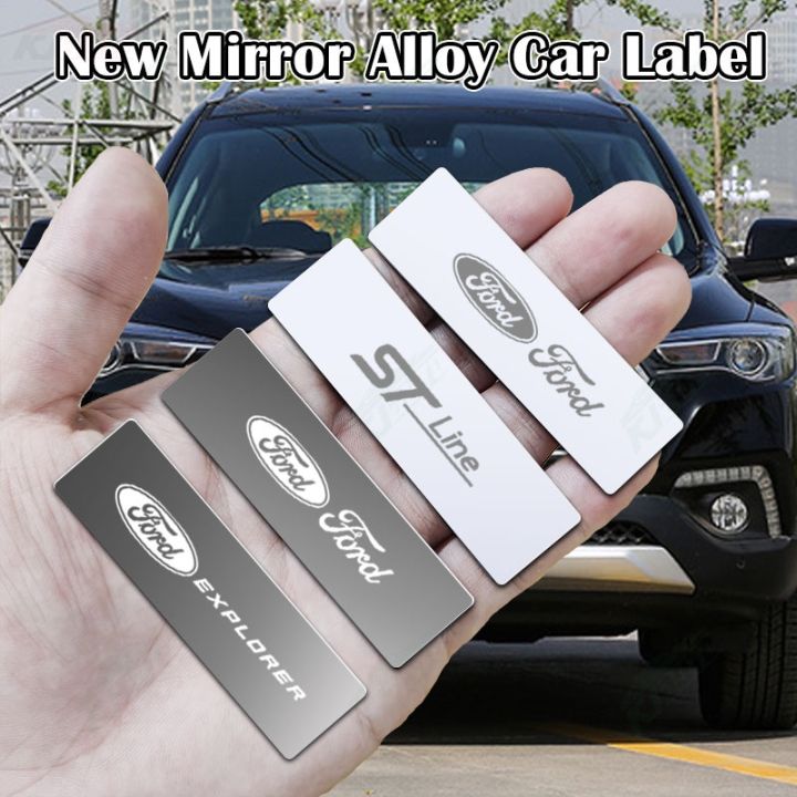 Ford Explorer Mirror Metal Car Logo Stickers Label 3D Badge Decoration ...