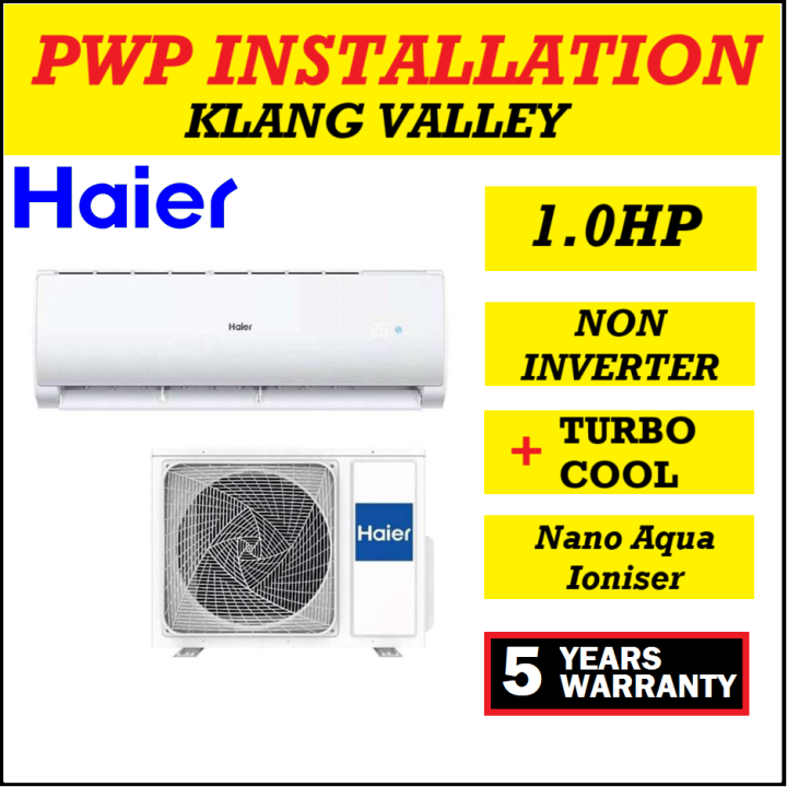 [2024 NEW] Haier 1HP R32 Aircond Air Conditioner HSU-10LPB23 HSU ...