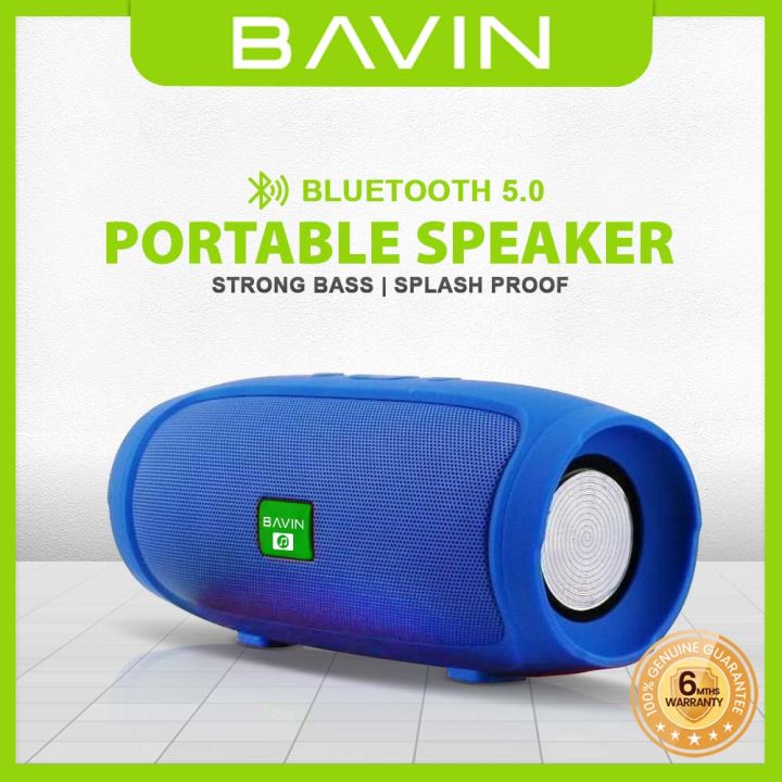 BAVIN J007 Mini Portable Bluetooth Speaker Wireless Rechargeable Surround Stereo Super Bass ...