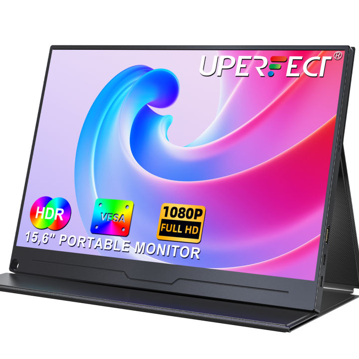UPERFECT 【ส่งจากไทย 】15.6‘ Portable Monitor Ultra Slim Bezel 1080P USB ...