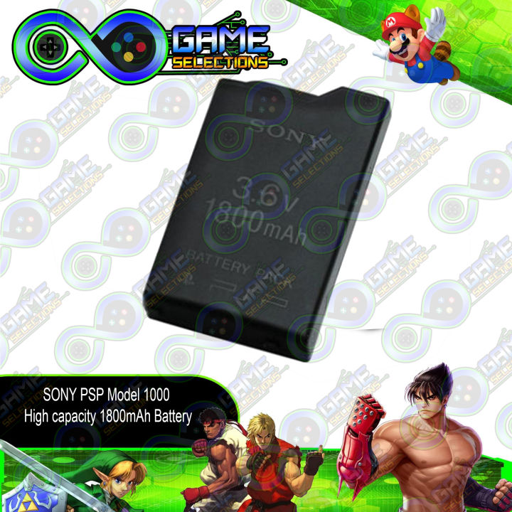 Original SONY PSP Battery for Model 1000 series High capacity 1800mAh ...