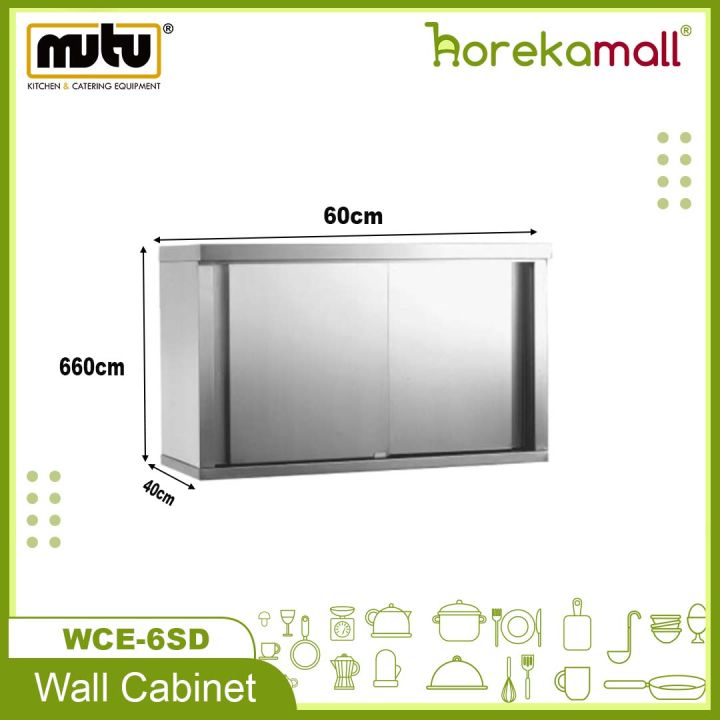 Lemari Gantungan Dapur / Lemari Dapur Stainless / Wall Cabinet WCE-6SD ...