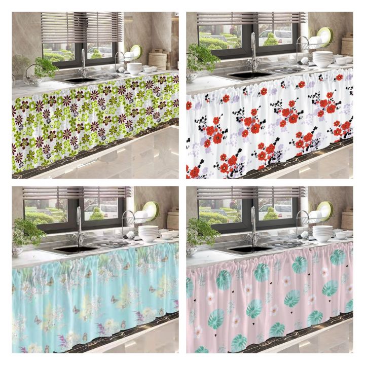 Sale Kitchen Curtains Lababo Set Used for Kitchen Aesthetics waterproof ...
