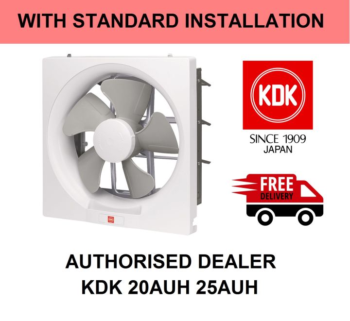 Installation KDK 20AUA 25AUA Exhaust Fan Ventilation Fan Ventilating ...