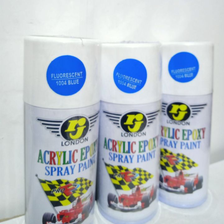 Pilok Pilox Cat RJ Flourescent Blue 1004 Biru Stabilo 150cc Cat Semprot ...