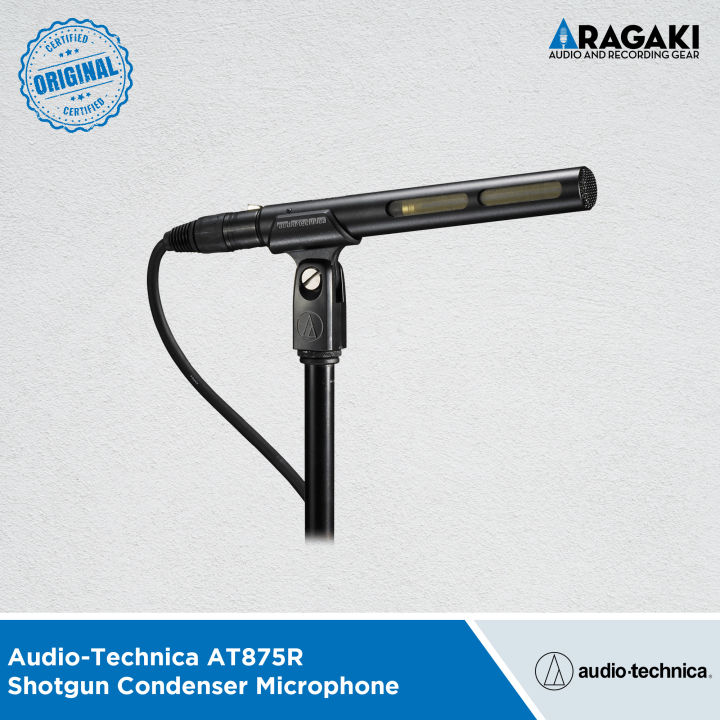 Audio-Technica AT875R Line/Gradient Shotgun Condenser Microphone ...