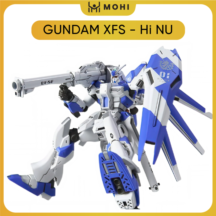Mô hình Gundam XFS - Hi NU - Có BOX - Figure Gundam - Có hộp màu ...