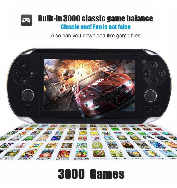 เครื่องเล่นเกม PSP เกมแบบพกพาคอนโซลจริง 8 กิกะไบต์กล้องเกมวิดีโอสำหรับ ...