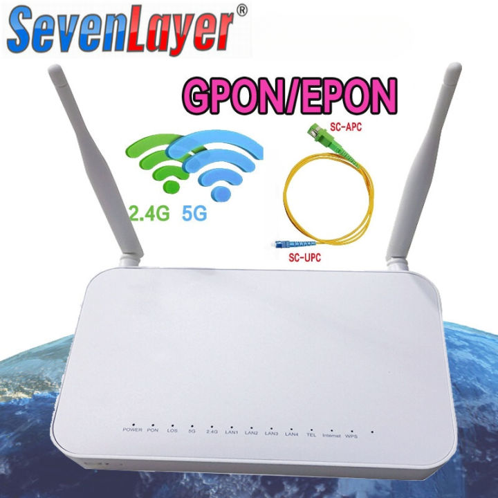 Dual Band PT939G XPON ONU WIFI 2.4G-5G ONT EPON/GPON English version | Lazada.co.th
