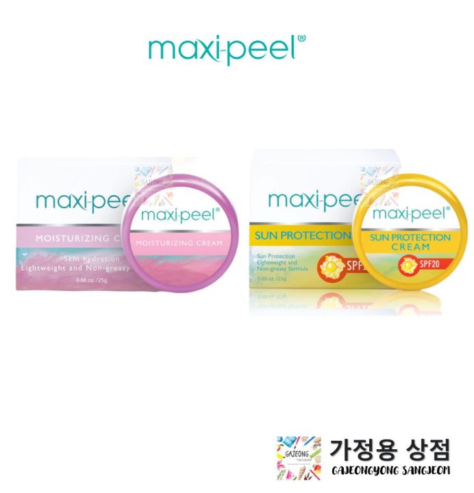MAXI-PEEL® Moisturizing / Sun Protection Cream - Skin Hydration ...