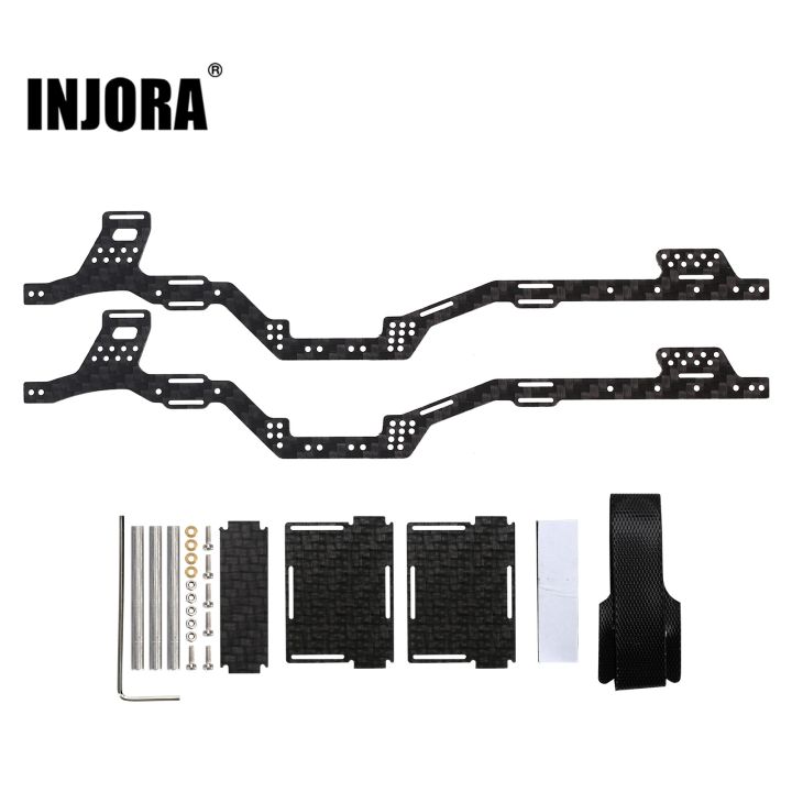 【CW】 INJORA LCG Carbon Chassis Frame Girder for 1/24 Crawler SCX24 ...