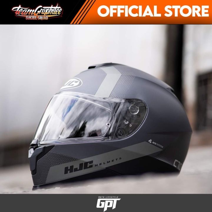 【Free shipping】HJC HELMET C70 EURA DUAL VISOR | Lazada PH