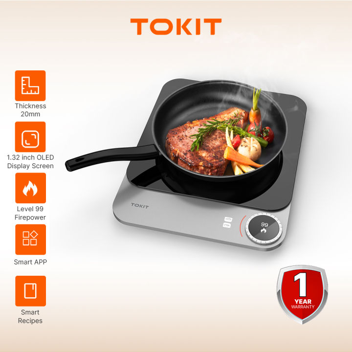 TOKIT Razor Smart Induction Cooktop Pro Thickness 20mm Level 99 ...
