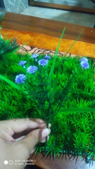 BUNGA RUMPUT ARTIFICIAL UNGU 1 TANGKAI. | Lazada Indonesia