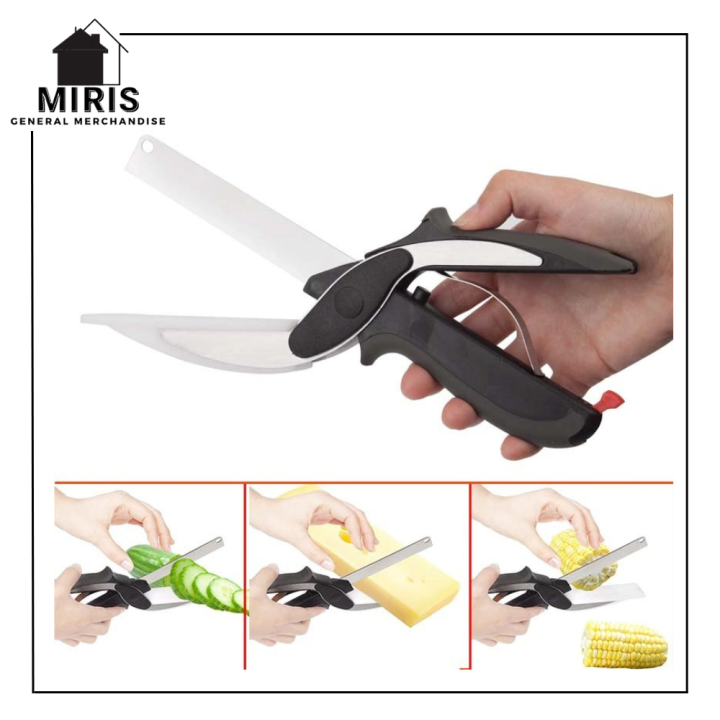 Kitchen Food Scissors, Food Cutter Chopper Clever Stainless Steel Knife ...