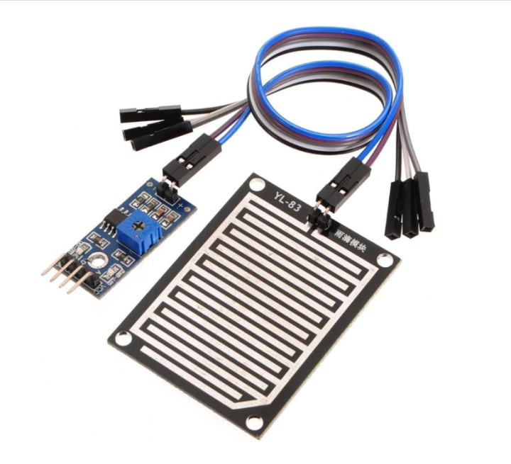 Raindrops Weather Humidity Module Capacitive Rain Drop Detection Sensor ...