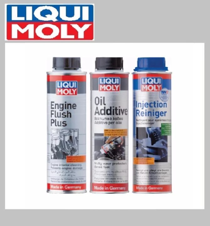 Liqui Moly Engine Flush Plus, Oil Additive and Fuel Injection Cleaner ...