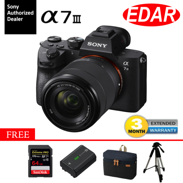 Sony Alpha A7III /A7M3 With 28-70mm Full-Frame Mirrorless Camera (Sony ...