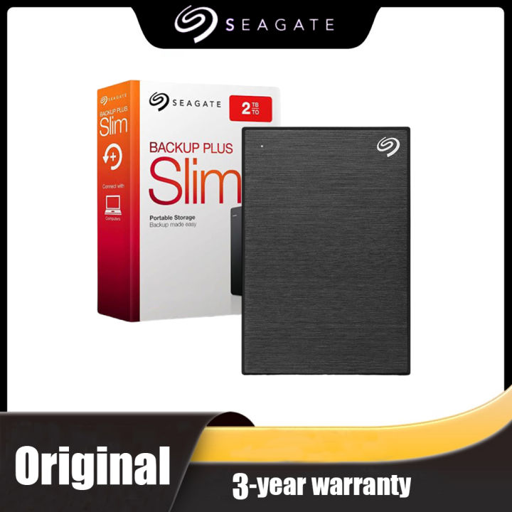 Seagate Plus Slim 1TB 2TB External Hard Drive For Mac and Windows Portable USB 3.0 External HDD ...