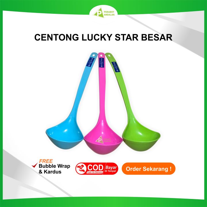 CENTONG SAYUR - IRUS SOP - SENDOK SOUP - IRUS LUCKY STAR | Lazada Indonesia
