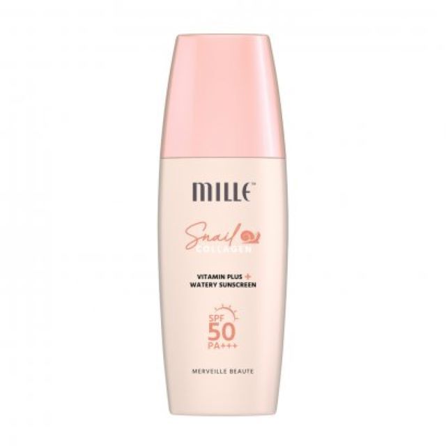 MILLE SNAIL COLLAGEN VITAMIN PLUS WATERY SUNSCREEN SPF50 PA+++ | Lazada ...