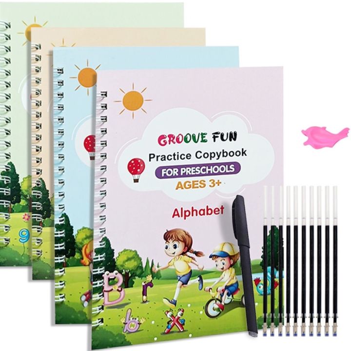 4 in1 Sank Magic Practice Book /Buku Panduan Belajar TK / Buku Belajar ...