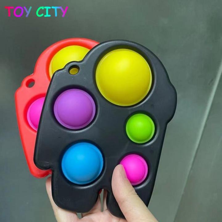 fidget dimple toy Sensory Toys Silicone Early Development Concentration ...