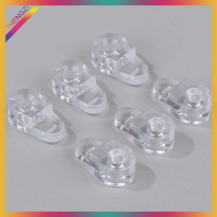 CHENGZI 50PC Glass Panel Retainer Clips Mirror Holder Clips For Cabinet ...