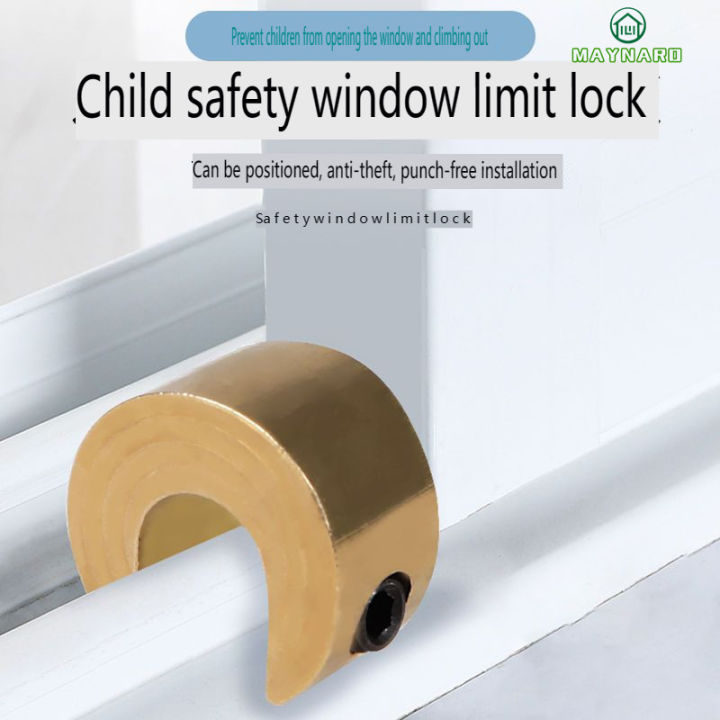 4PCS Aluminum Sliding Window Locks Security Aluminum Adjustable Sliding ...