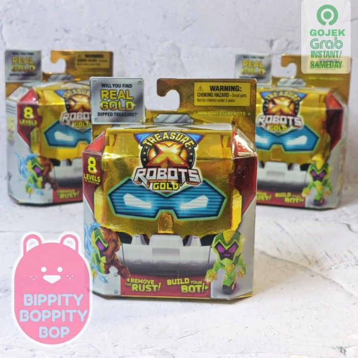 Treasure X Robots Gold Mini Robot by Moose Toys | Lazada Indonesia