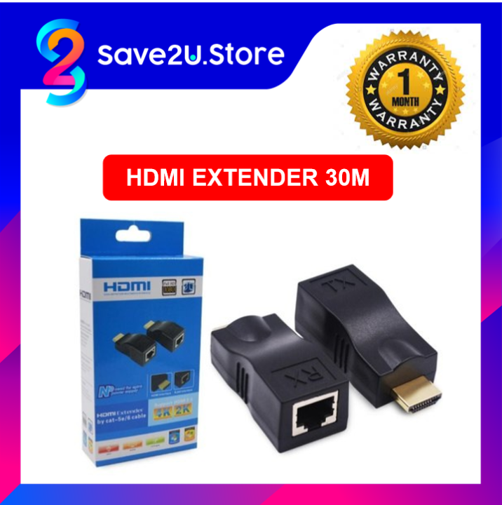 HDMI Extender 30M / 60M / 120M To HD Network RJ45 Amplification Transmitter Over Single Cat5e ...