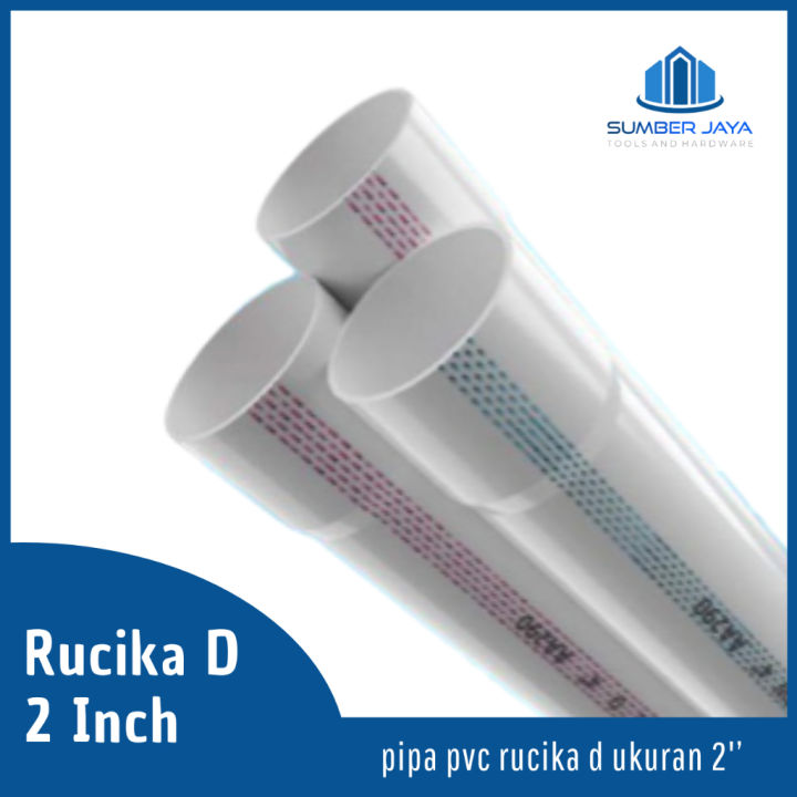 pipa pvc rucika D ukuran 2" inch | Lazada Indonesia