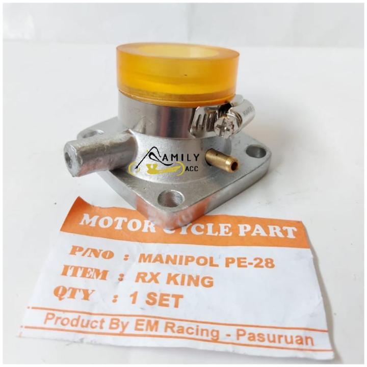 Manipul manifuld manipol intek karet karburator RXK RXS PE28 intek | Lazada Indonesia