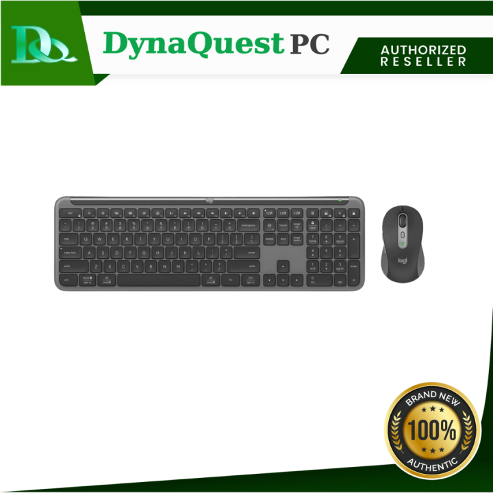 Logitech MK950 4000 DPI Signature Slim Wireless Keyboard & Mouse Combo ...