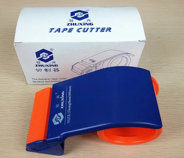 ZHUXING 48MM Tape Cutter Dispenser Heavy Duty Metal OPP Hand Box ...