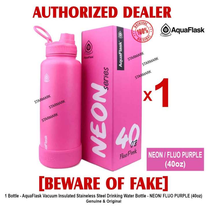AQUAFLASK 40oz NEON COLORS COLOR SERIES ALL COLORS Aqua Flask Wide ...