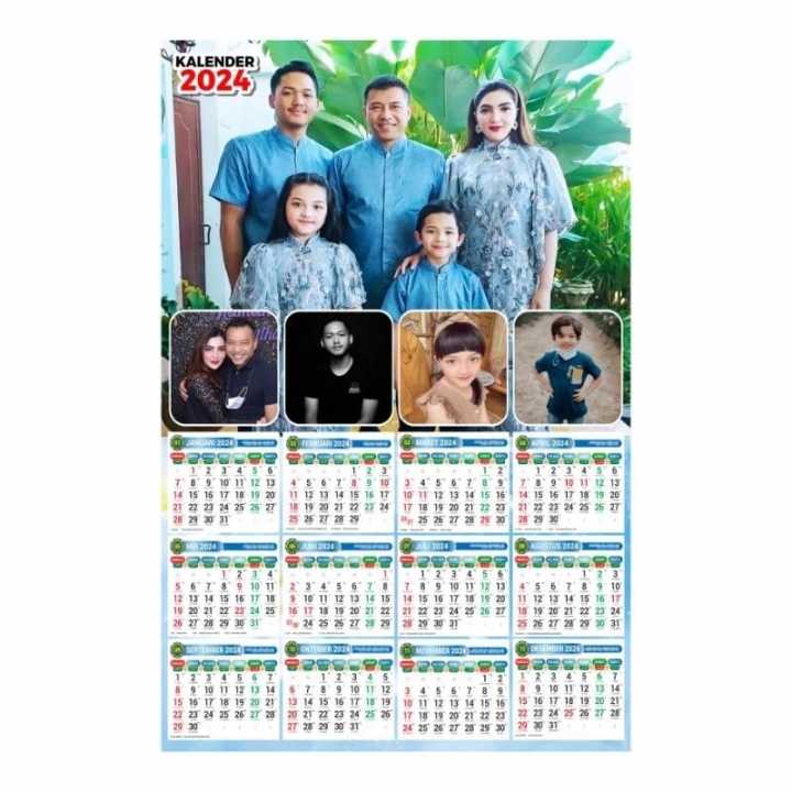KALENDER 2024 CUSTOM/CETAK AKELNDER MURAH/BAHAN AC260/UKURAN 32X48CM ...